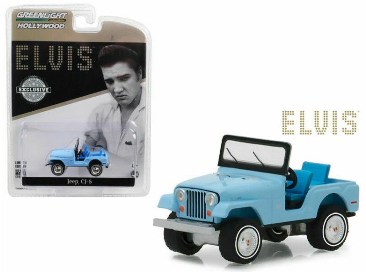 Greenlight [#29955] Hollywood 'Elvis' Jeep® CJ-5 in Blue | 7 Slot ...