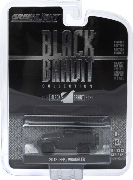 Greenlight [#27780-D] Black Bandit 2012 Jeep® Wrangler | 7 Slot ...