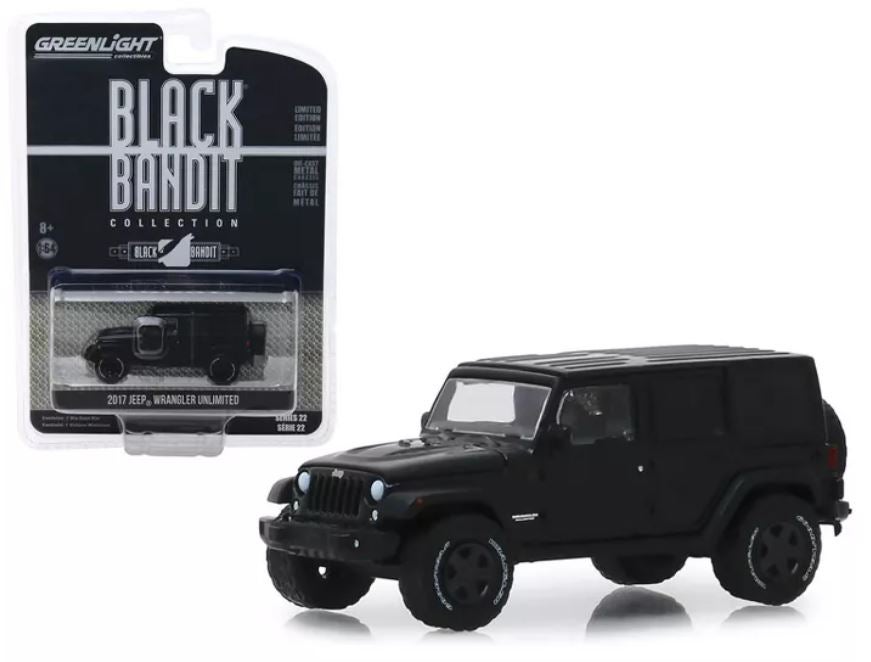 Greenlight [#28010-E] Black Bandit 2017 Jeep® Wrangler Unlimited | 7 ...