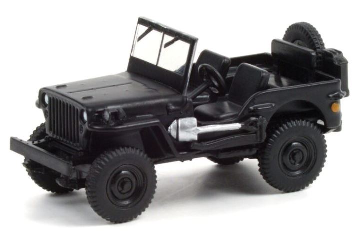 Greenlight [#28070-A] Black Bandit 1942 Willys MB | 7 Slot Collectibles
