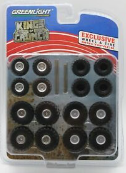 Greenlight Kings of Crunch Wheel & Tire Multipack | 7 Slot Collectibles