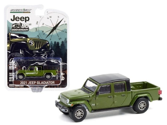 Greenlight [#28080-F] 80th Anniversary 2021 Jeep® Gladiator | 7 Slot ...