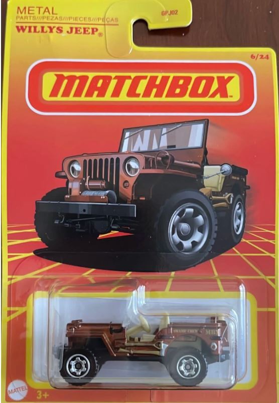 Matchbox Willys Retro Series - Metalflake Brown | 7 Slot Collectibles