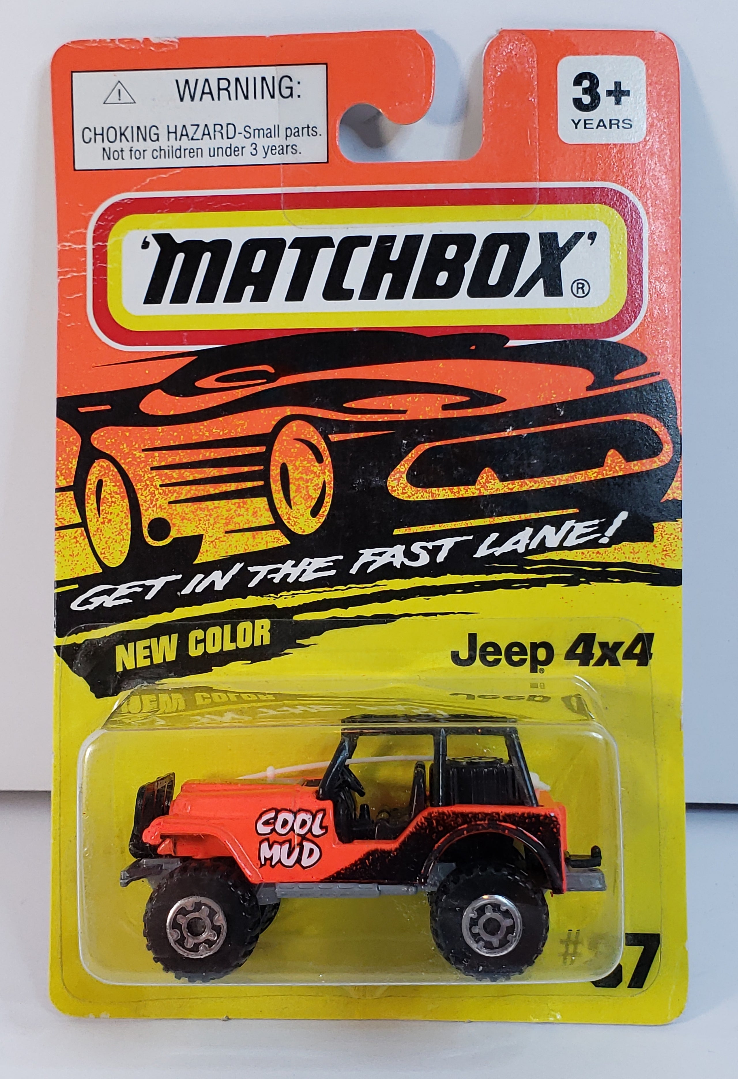 Matchbox Jeep® 4x4 'Cool Mud' Neon Orange | 7 Slot Collectibles